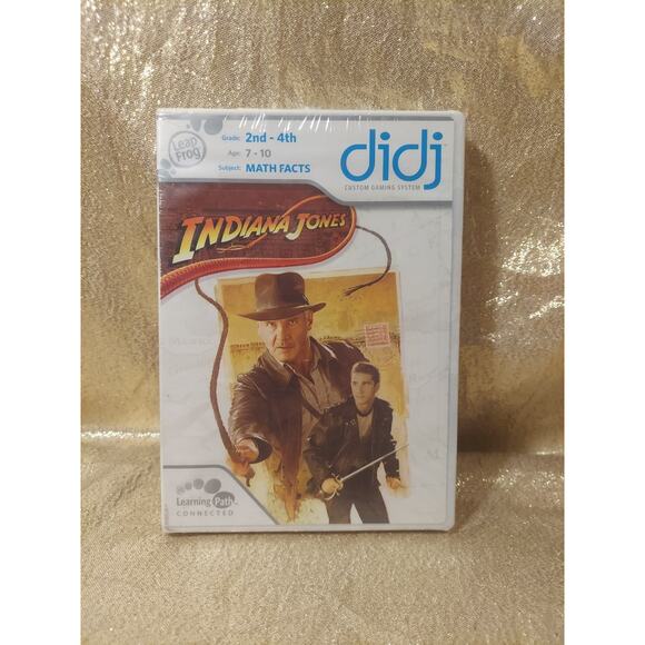 LeapFrog | Toys | New Leap Frog Didj Indiana Jones Math Facts Game ...